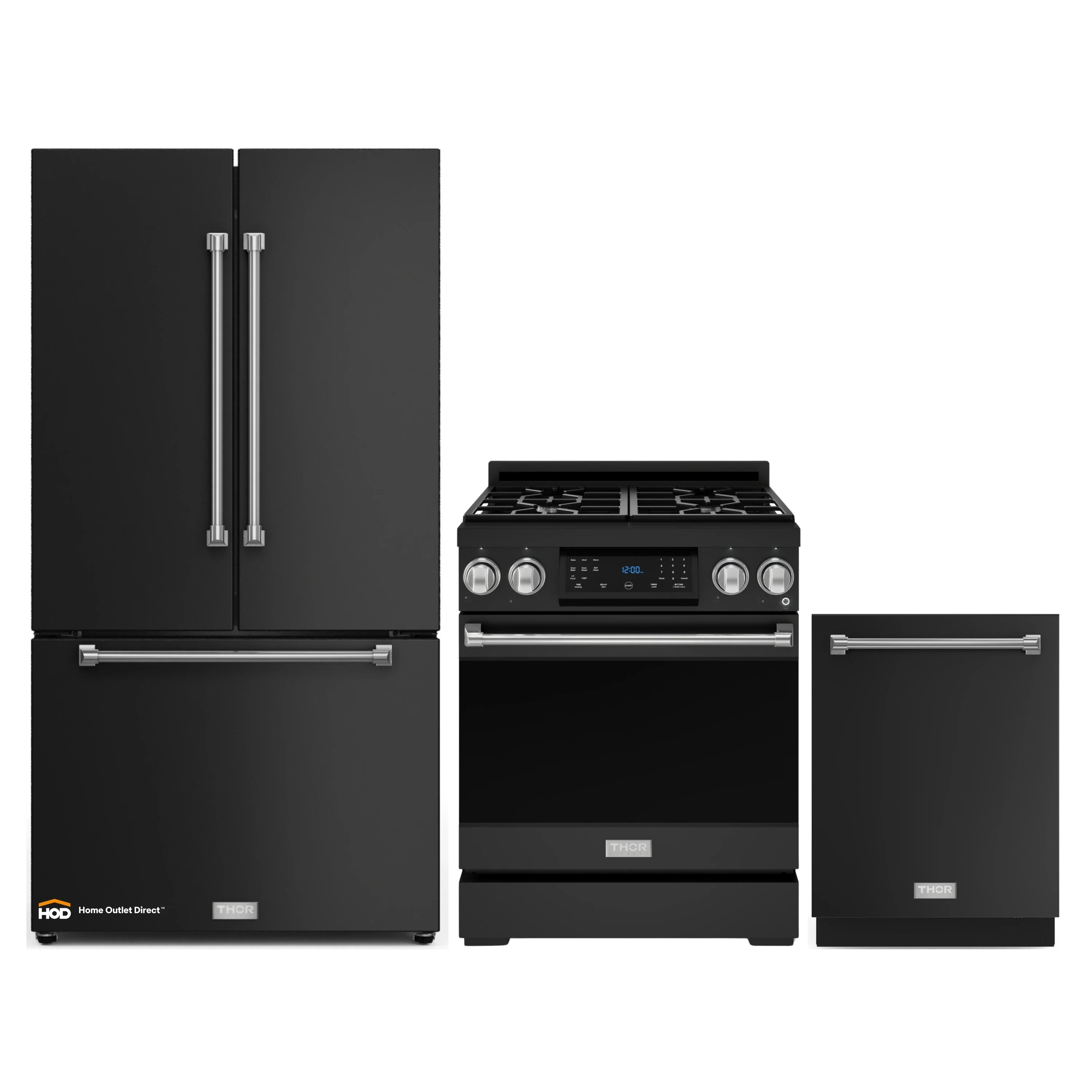 Gordon Ramsay by Thor Kitchen 3-Piece Appliance Package - 30-Inch Gas