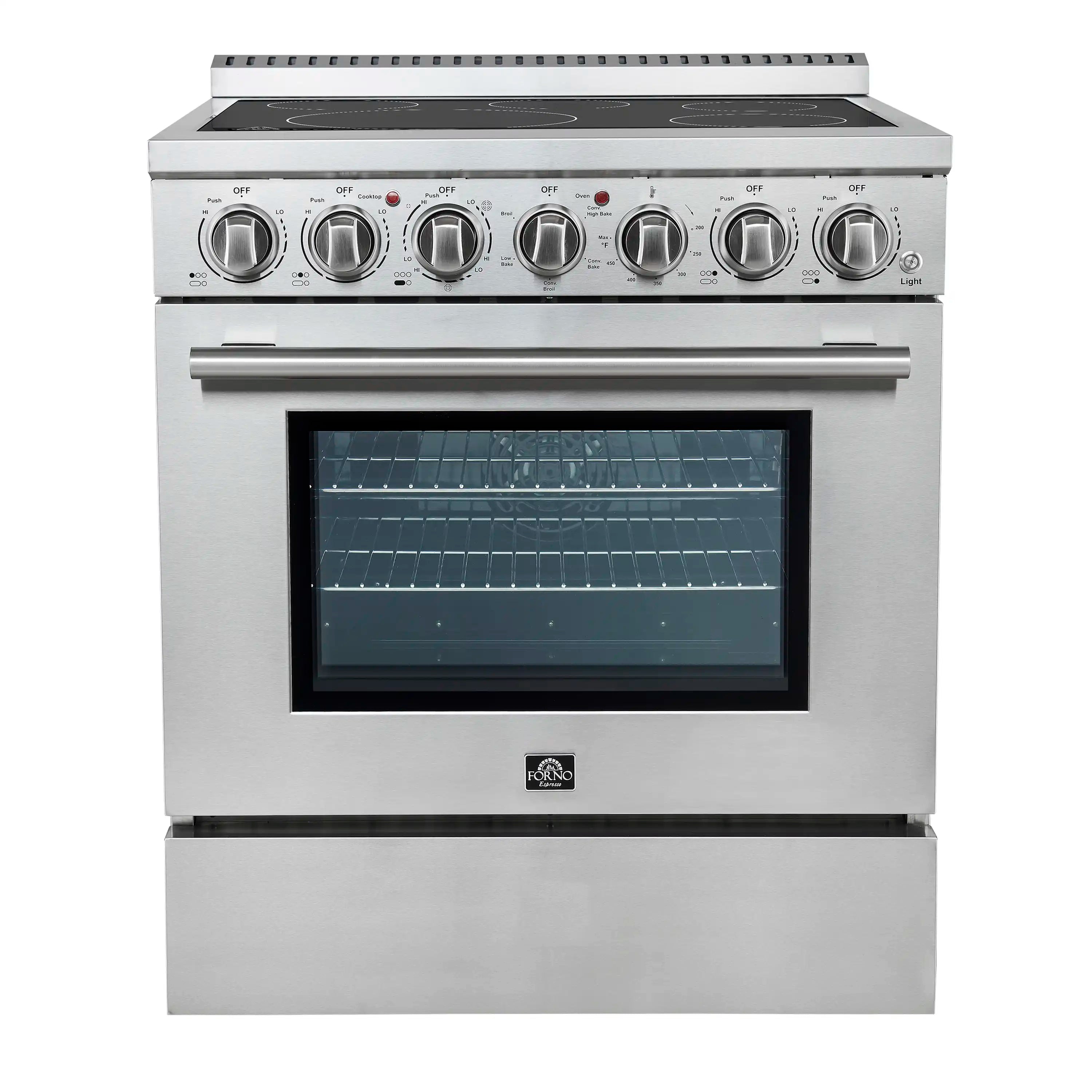 Forno Paolo 30-Inch Freestanding Electric Range in Stainless Steel (FF