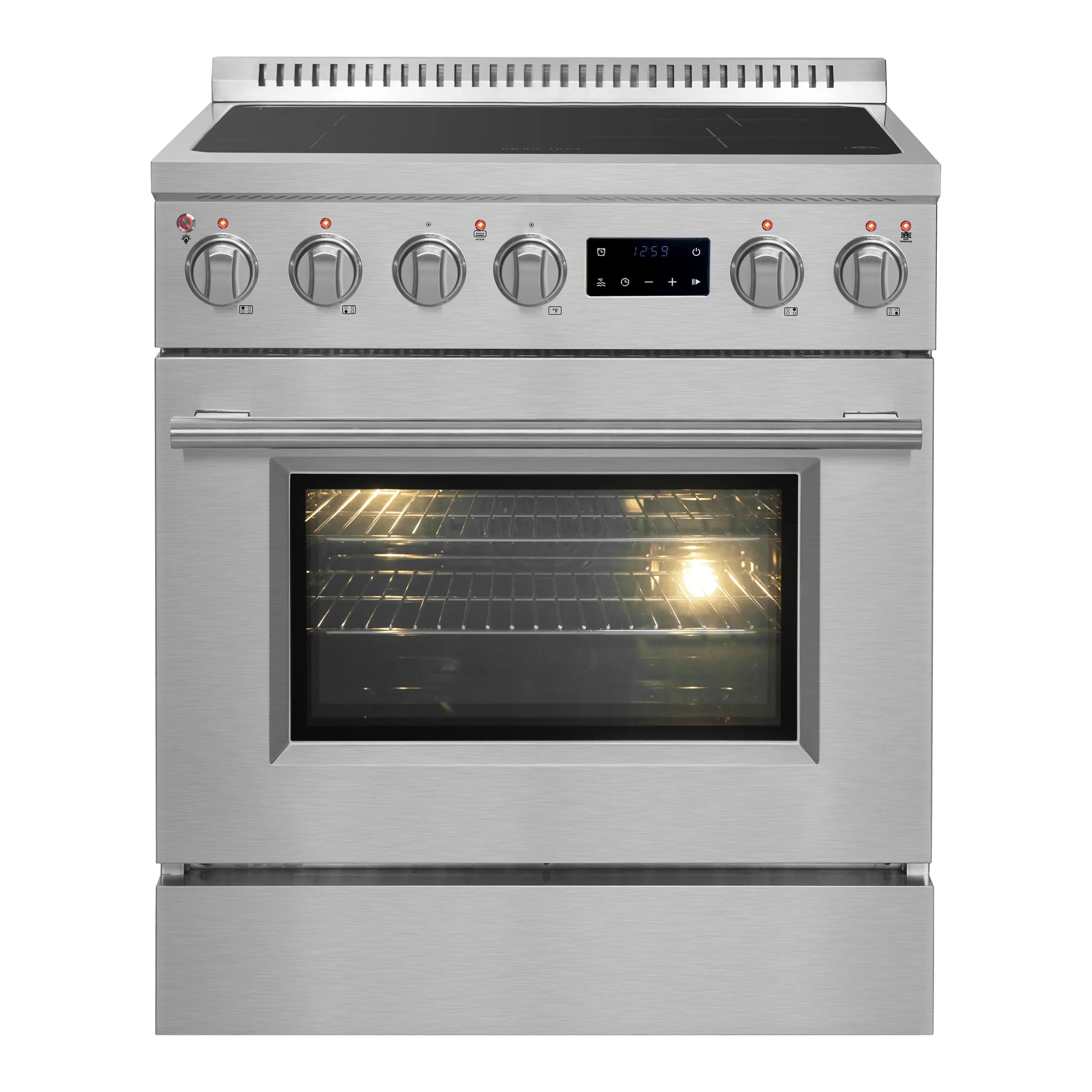 Forno Torino 30-Inch Induction Range with True Convection and Air Fry